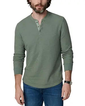 Joe's Jeans Essential Double Face Henley - Agave