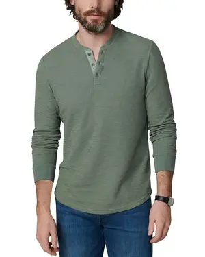 Joe's Jeans Essential Double Face Henley - Agave