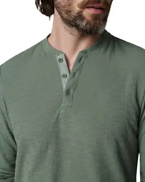 Joe's Jeans Essential Double Face Henley - Agave