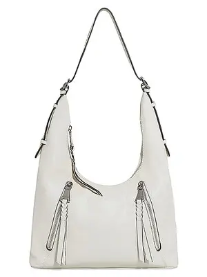 AIMEE Women's Day Dream Leather Hobo Bag - Teal - Vanilla Ice