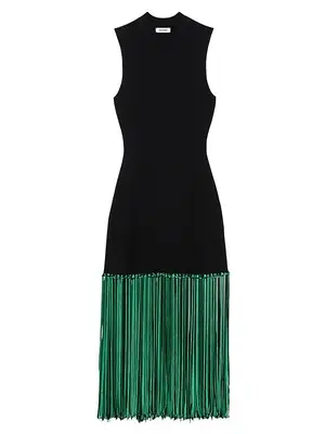 Sandro Fringed Dress