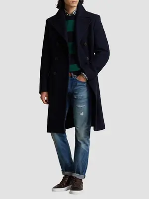 Polo Ralph Lauren Wool-blend Double-breasted Topcoat