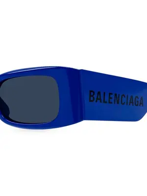 Balenciaga Max 56mm Rectangular Sunglasses
