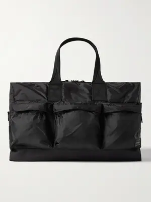 PORTER-YOSHIDA & CO Force 2way Nylon Duffle Bag - Black