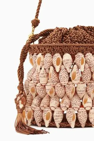 Ulla Johnson Nadia Seashell Bucket Bag