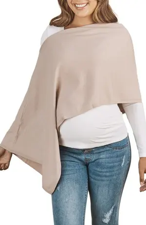 ANGEL MATERNITY Luxury Moozie Maternity/nursing Wrap - Nude