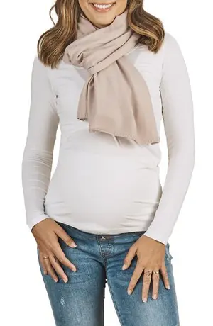 ANGEL MATERNITY Luxury Moozie Maternity/nursing Wrap - Nude