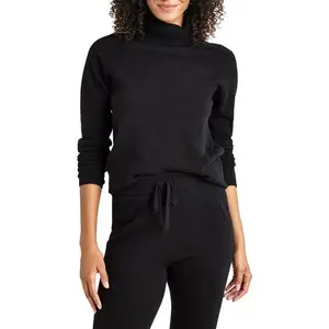 Splendid Elin Turtleneck Sweater - Black