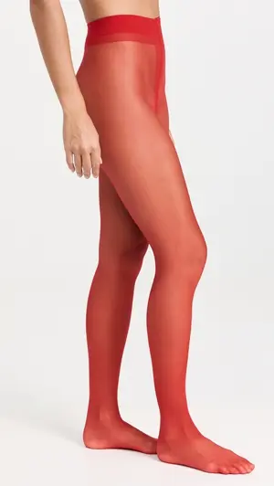 STEMS Avery Microfiber Tights - Red