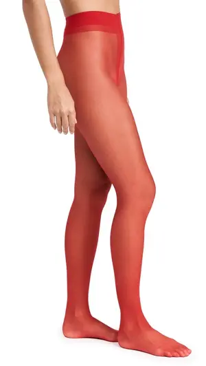 STEMS Avery Microfiber Tights - Red