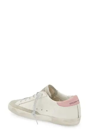 GOLDEN GOOSE Super-star Low Top Sneaker - White/leopard