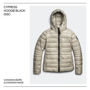 Canada Goose Cypress Hooded Down Jacket - Limestone