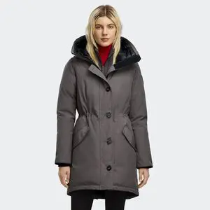 Canada Goose Rossclair Mid-length Hooded Parka - Coastal Grey