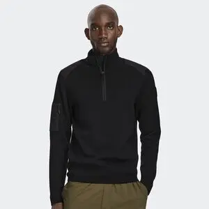 Canada Goose Stormont Quarter Zip Sweater - Black