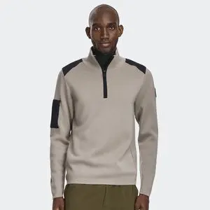 Canada Goose Stormont Quarter Zip Sweater - Limestone