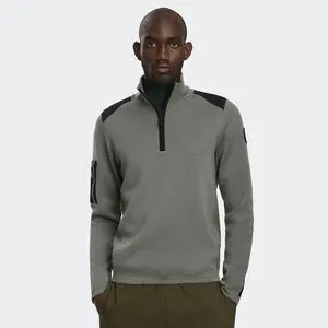 Canada Goose Stormont Quarter Zip Sweater - Sagebrush