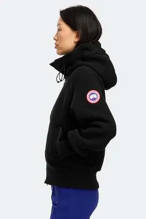 Canada Goose Chilliwack Fleece Bomber Jacket - Black