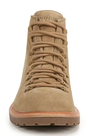 Mens Vince Safi Beige Leather‎ Lace Up Comfort Casual Combat Boots Size 10 M GUC Amazon.com | Vince Safi Coca Brown 10 M | Hiking Boots main image 4