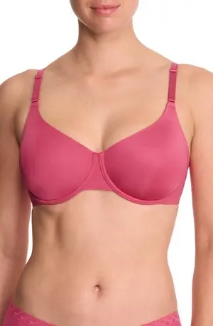 Natori Liquid Full Fit Balconette T-shirt Bra - Fuchsia Rose