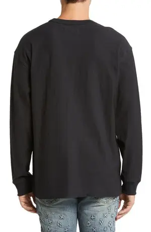 PURPLE BRAND Angel Long Sleeve Graphic T-shirt