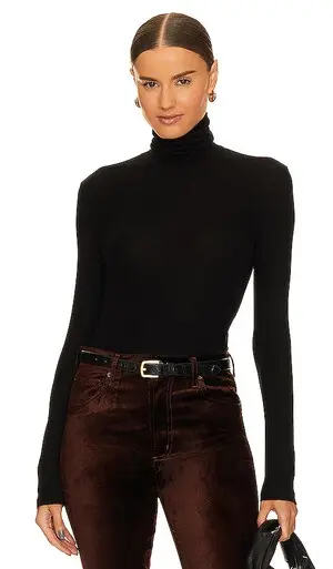 AGOLDE Pascale Turtleneck - Black
