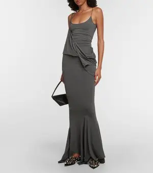 Attico Jersey Maxi Dress