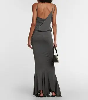 Attico Jersey Maxi Dress