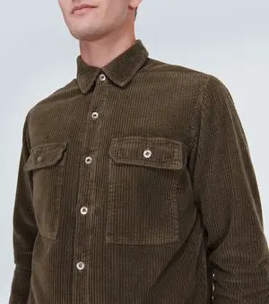 Rick Owens Cotton Corduroy Shirt Jacket
