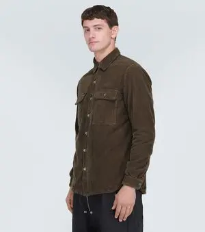 Rick Owens Cotton Corduroy Shirt Jacket