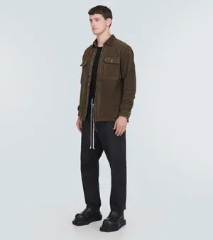 Rick Owens Cotton Corduroy Shirt Jacket