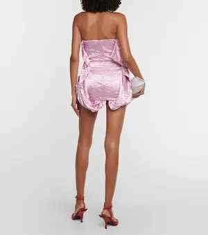 Attico Strapless Mini Dress - Pink