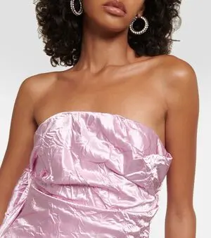 Attico Strapless Mini Dress - Pink
