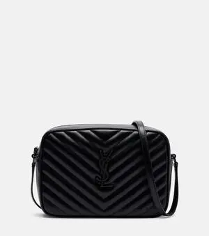 Saint Laurent Lou Camera Leather Shoulder Bag - Black