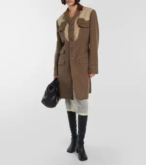 MAISON MARGIELA Single-breasted Wool Coat