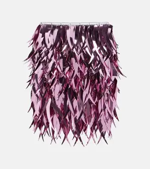 Purple Metallic Skirts