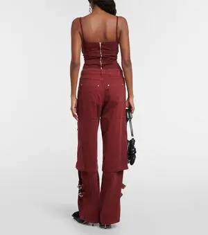 Blumarine Mid-rise Boyfriend Jeans - Red