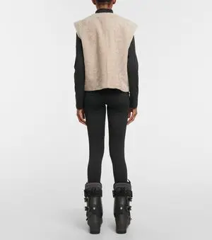 JETSET Sleeveless Shearling Vest