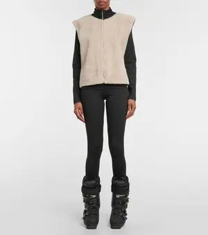 JETSET Sleeveless Shearling Vest