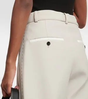 Sacai Wide-leg Pants - White