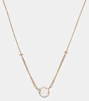 BUCHERER FINE JEWELLERY Rose Gold Necklace With Morganite And Diamonds - Pink