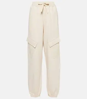 JIL SANDER Cotton Jersey Cargo Pants