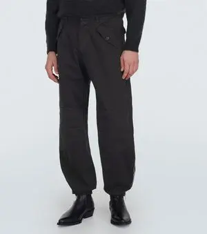 WINNIE N.Y.C Knee-pads Cotton Trousers