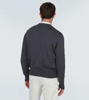 AMI Paris De Cœur Wool Cardigan