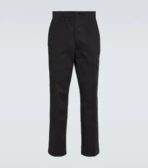 C.P. COMPANY Cotton Cargo Trousers - Black