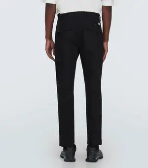 C.P. COMPANY Cotton Cargo Trousers - Black