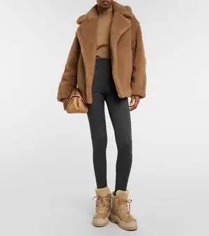 Bogner Arosa Shearling-trimmed Boots - Brown