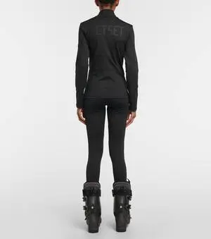 JETSET Ginger Half Zip Slim Top