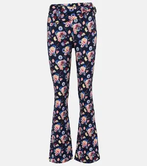 Rabanne Floral High-rise Trousers