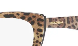 Dolce & Gabbana 54mm Cat Eye Optical Glasses - Black Brown