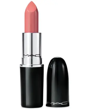 MAC COSMETICS Lustreglass Sheer-shine Lipstick Ellout (pinky Nude With Silver Pearl)